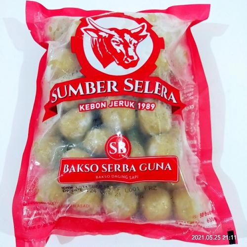 Jual Bakso Sapi Sumber Selera SB isi 50 pcs 650 gram - Kota Palembang ...