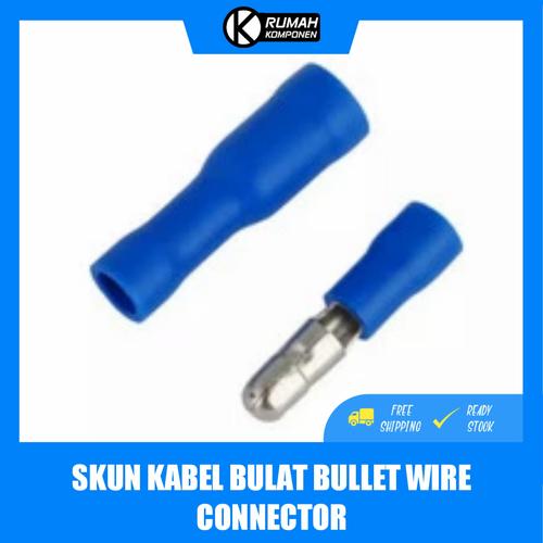 Jual skun kabel bulat bullet wire connector terminal plug cucuk female ...