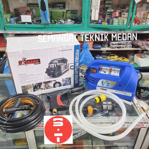 Jual V2 MESIN STEAM CUCI AC MOBIL MOTOR JET CLEANER 110BAR 1600 PSI ...