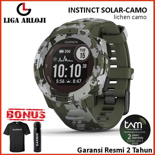 Promo Garmin Instinct Solar Camo - 010-02293-56 - Smartwatch - Lichen ...