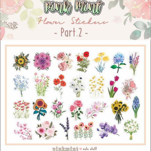 Jual STICKER BUNGA AESTHETIC PART.2 - Transparant - Jakarta Barat ...