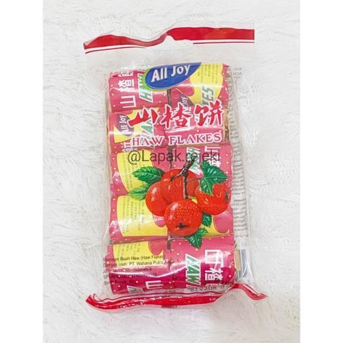 Jual All Joy Haw Flakes / Sanca Kecil / Cemilan Buah Haw Sanca Permen ...