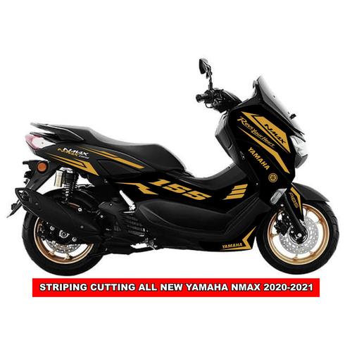 Jual Sticker Striping Cutting All YAMAHA NMAX NEW 2020-2021 - Kuning ...