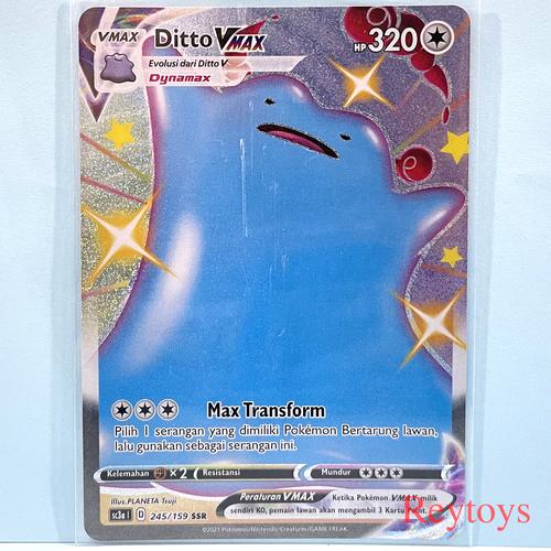 Jual Pokemon ID SC3a Koleksi VMax - 245 Ditto VMax SSR - Jakarta Utara ...