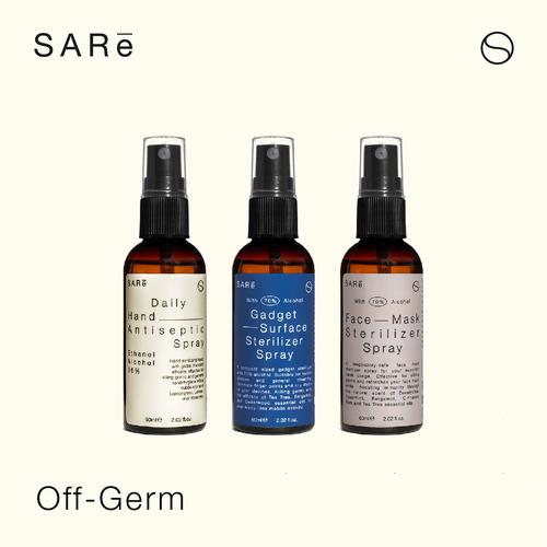 Jual SARE Off-germ Set | Daily Routine Sanitizer, Sterilizer ...