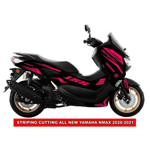 Jual Sticker Striping Cutting All YAMAHA NMAX NEW 2020-2021 - pink ...