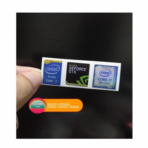 Jual Stiker intel core i7 nvidia gtx untuk laptop notebook pc - Nvidia ...