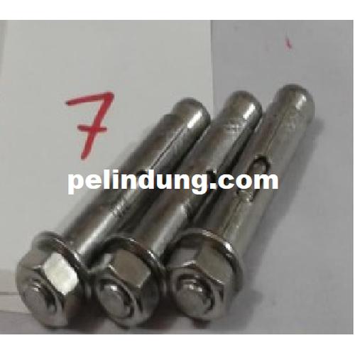 Jual per 3 Baut Bracket 8 mm x 4 cm Selongsong Baut Anchor Bolt Baut ...