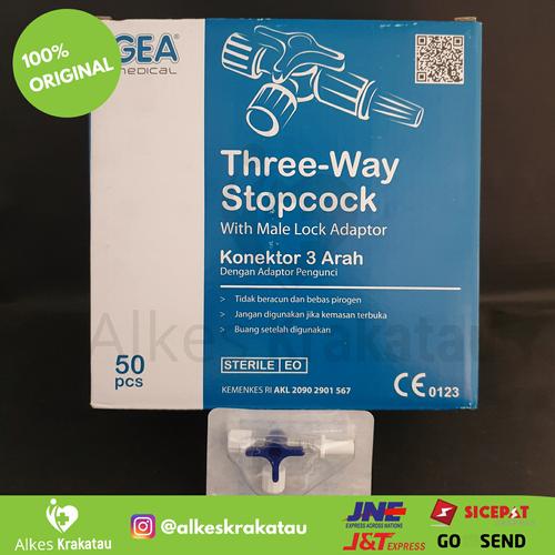 Jual Three Way Stopcock GEA / 3Way 3 Way Stop cock / Sambungan Buntut ...