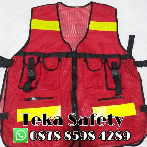 Jual ROMPI SAFETY 6 KANTONG / ROMPI PROYEK JARING TEBAL TERMURAH MERAH ...