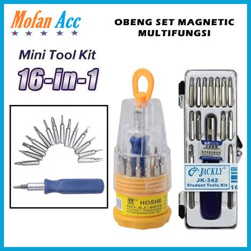 Jual Obeng set toolkit 16in1 screwdriver (16 in 1) - Jakarta Selatan ...