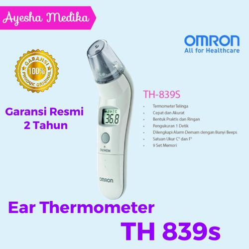 Jual omron termometer telinga th 839s / omron ear thermometer th-839s ...