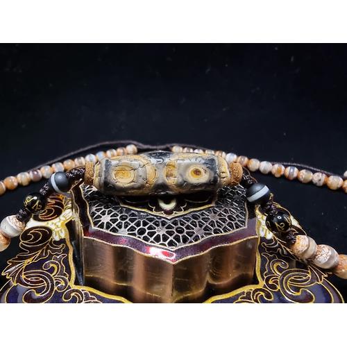 Jual Batu Akik Dzi King Withered 7 Mata Medicine Hole Bless Tua Tibet ...