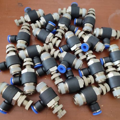 Jual fitting pneumatic speed control untuk selang 10mm drat 1/8~1/4~3/8 ...