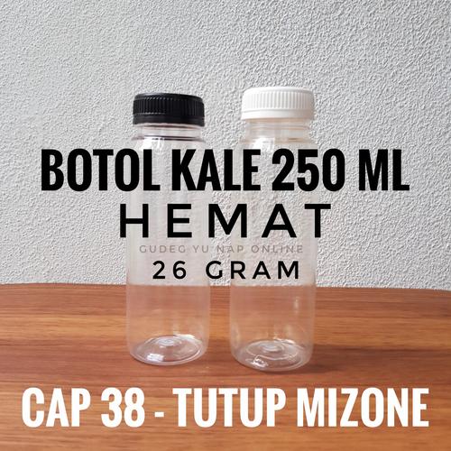 Jual Botol Kale 250 ml HEMAT - Kopi Juice Jus Plastic Plastik Bottle ...