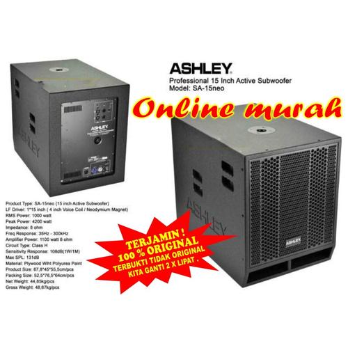 Jual subwoofer aktif 15 inch ashley sa15neo 1 pcs original - Jakarta ...