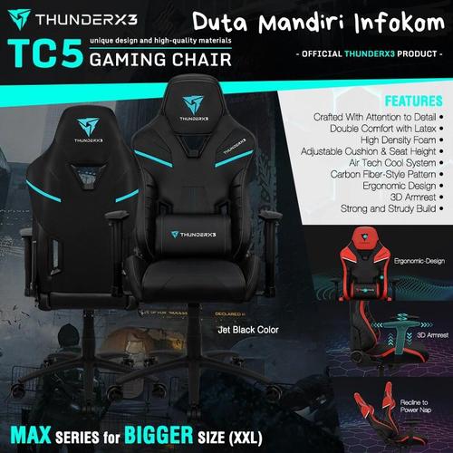 Jual ThunderX3 TC5 Max Gaming Chair I Kursi Gaming - Gear for eSports ...