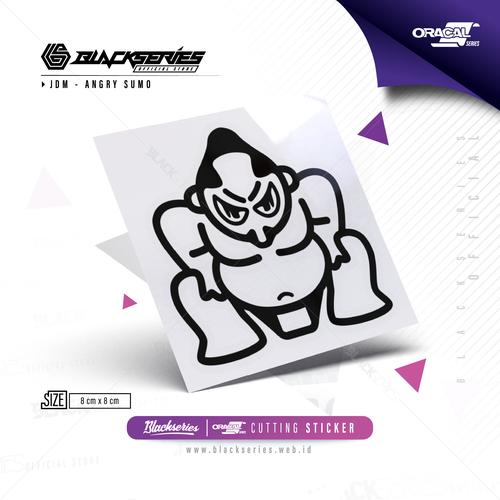 Jual Sticker JDM Angry Sumo | Cutting Stiker JDM Angry Sumo | Angry ...