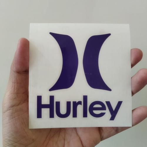 Jual CUTTING STICKER HURLEY LOGO VER 2 BLINK 182 TOM DELONGE - Hitam ...