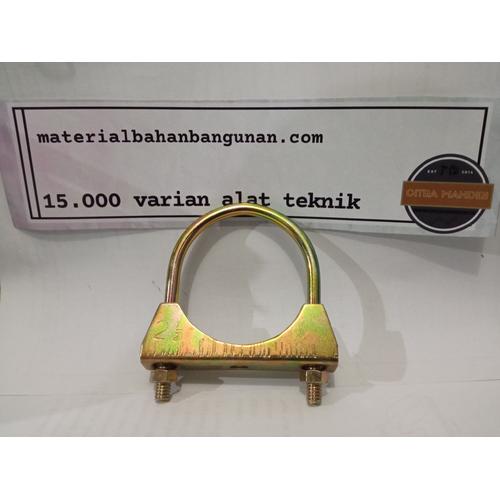 Jual Muffler Clamp 2 1/2 inch Klem Klam U Bolt Bracket Breket Knalpot ...