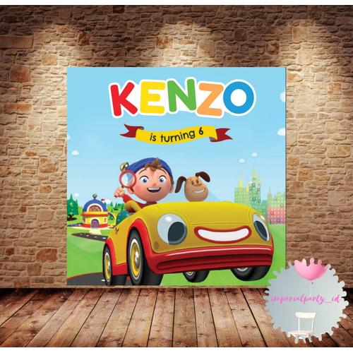 Jual Custom Backdrop Banner Spanduk Happy Birthday Noddy Toyland ...