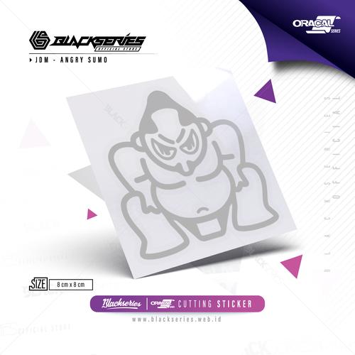 Jual Sticker JDM Angry Sumo | Cutting Stiker JDM Angry Sumo | Angry ...
