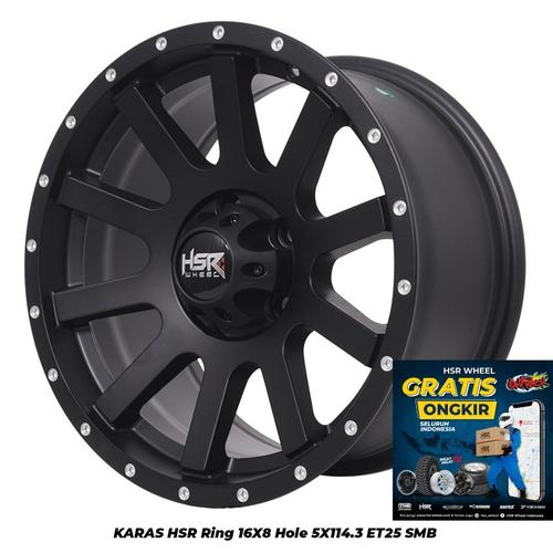 Jual Velg hsr Ring 16 model Offroad modifikasi xpander terios rush dll ...