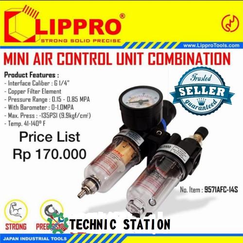 Jual Lippro Mini Air Control Unit Double Filter Kompresor udara 2 ...