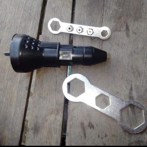 Jual Adaptor Tang Rivet Mesin Bor Ripet Gun Elektrik Adapter Set - Kab ...