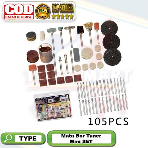 Jual Mata Dremel Tuner Set 105 Pcs - Rotary Tool Kit - Mini Grinder Set ...