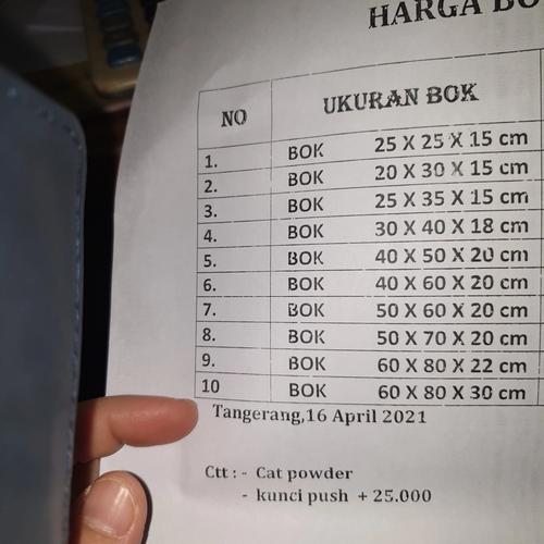 Jual Box Panel uk. 25x25x15 engsel dalam ready stok silakan order ...