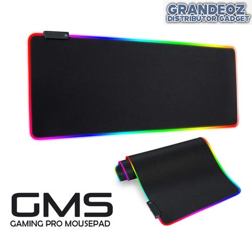 Promo GMS mousepad 30cm x 78cm Alas Glowing LED Gaming Alas Mouse Pad ...
