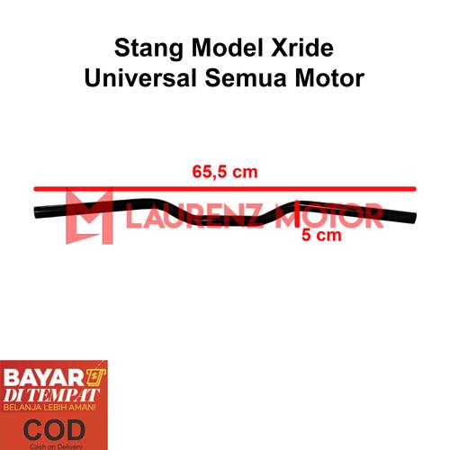 Jual Stang XRide Stir X Ride Variasi Universal Motor Hitam Chrome Tebal ...