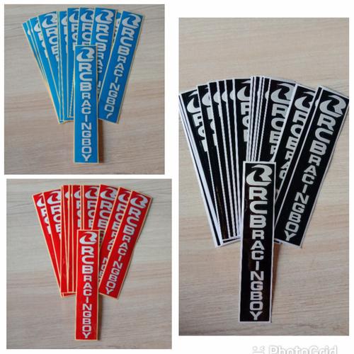 Jual stiker shok racing boy sticker shock depan rcb - Hitam - Jakarta ...