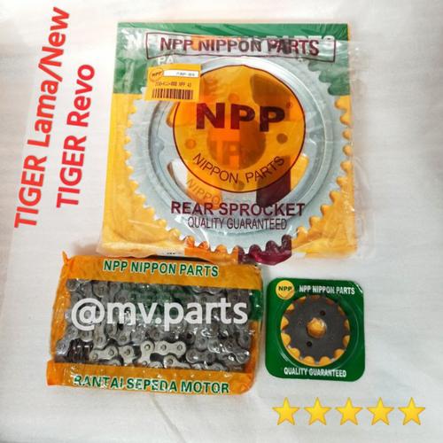 Jual Paket Gir Set Gear Set TIGER OLD/Lama TIGER NEW TIGER REVO 520-106 ...