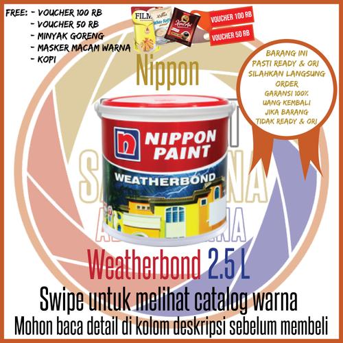 Jual Nippon Weatherbond / Setara Weathershield Brilliant White / BW 2.5 ...