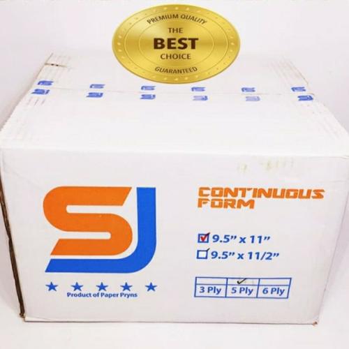 Jual kertas continuous form 5 ply..9.5X11 SJ STANDAR - Jakarta Barat ...