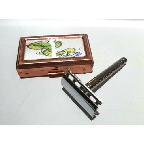 Jual alat cukur kumis jenggot klasik manual antik safety razor double ...