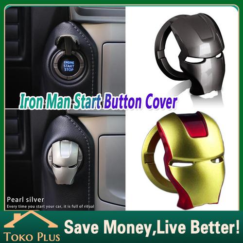 Jual Universal Engine Start Stop Cover button penutup tombol mobil Iron ...