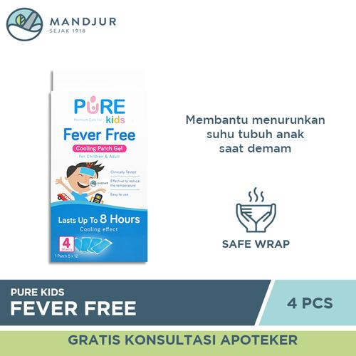 Jual Pure Kids Fever Free - Plaster Kompres Demam Anak dan Dewasa ...