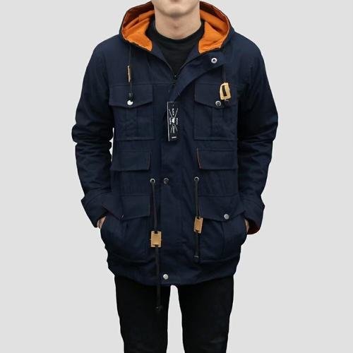 Jual Jaket Parka Pria BGSR / Jaket Parka Pria Big Size - Biru, M - Kota ...
