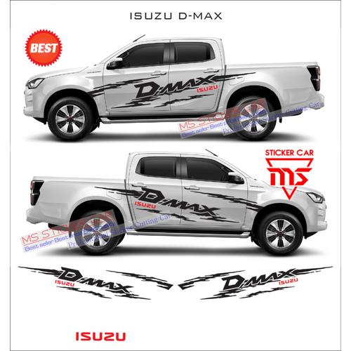 Jual sticker stiker dmax sticker cutting mobil isuzu d max off road ...