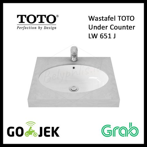 Jual LW 651 J | Wastafel Tanam TOTO | Under Counter Lavatory (BODY ONLY ...