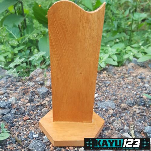 Jual Plakat Kayu Polos Tinggi 20 cm Trophy Hadiah Penghargaan (PK-03 ...