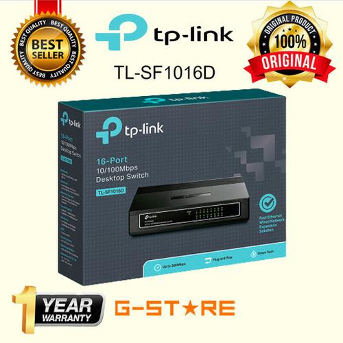 Jual TP-Link TL-SF1016D Switch Hub 16 Port - SG1016D - Kota Medan ...