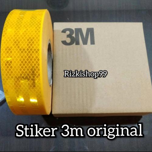 Jual stiker mobil box 3m original 5CM x 45M/sudah standar dishub ...