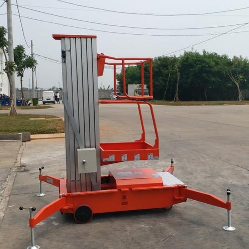 Jual Tangga Listrik Alumunium Work Platform Single Mast 12 Meter ...
