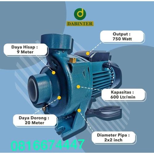 Jual Pompa centrifugal 402 Dab inter jet 700 input 2 dim dan output 2 ...
