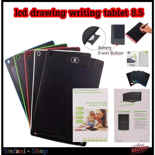 Jual LCD DRAWING WRITING TABLET 8.5"/PAPAN TULIS GAMBAR ANAK DAN DEWASA ...