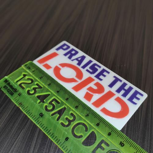 Jual Sticker Cutting Rohani "Praise the Lord" - Hijau - Kota Pekanbaru ...